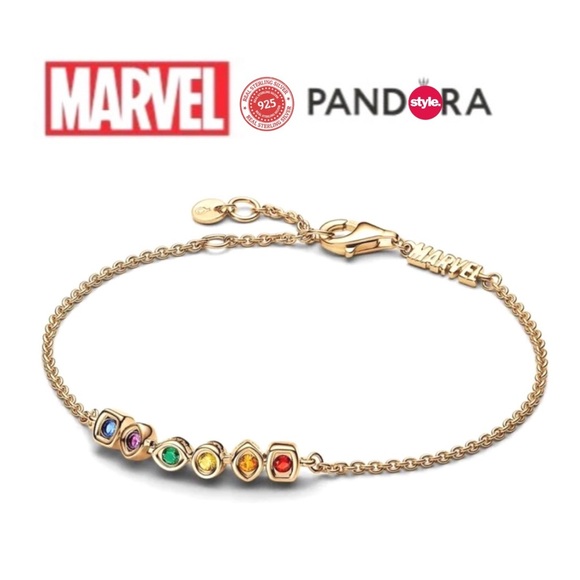 Marvel | Jewelry | Marvel The Avengers Infinity Stones Chain Bracelet ...